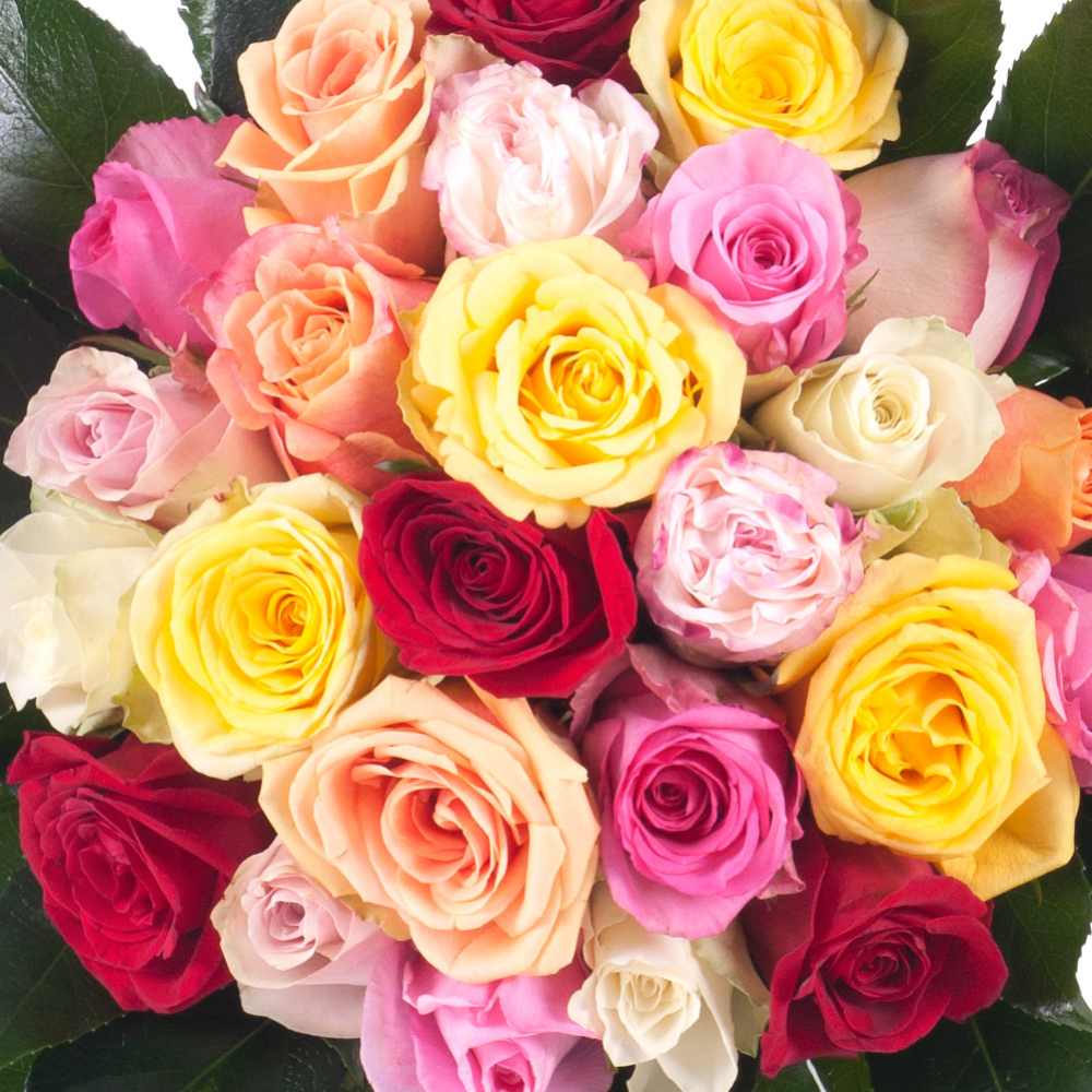 Kytica kvetov - Passion farebné ruže | KVETY.sk