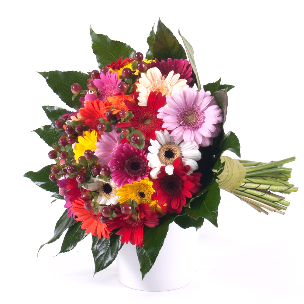 Kytica kvetov - Passion farebné gerbery | KVETY.sk