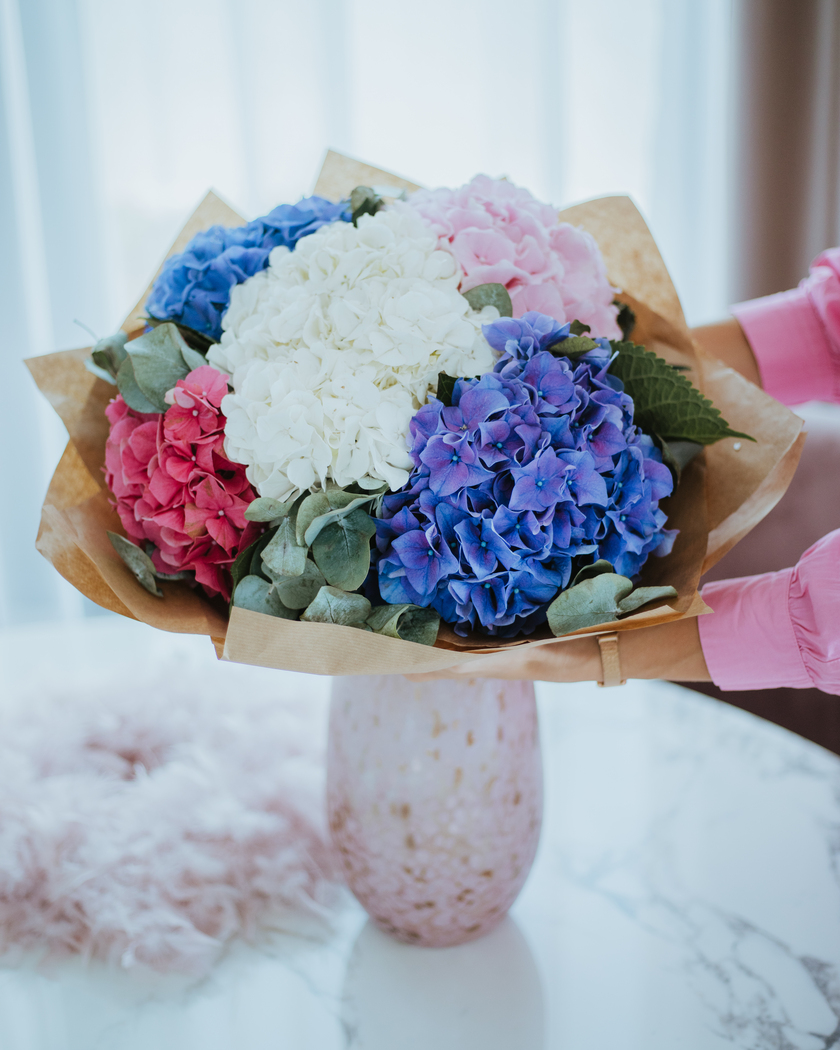 Kytica kvetov - Sweet farebné hortenzie | KVETY.sk
